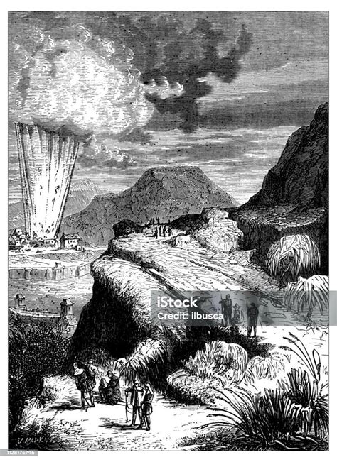 골동품 과학적 발견 전기와 자력의 그림 중국에서 폭발 19세기에 대한 스톡 벡터 아트 및 기타 이미지 19세기 19세기