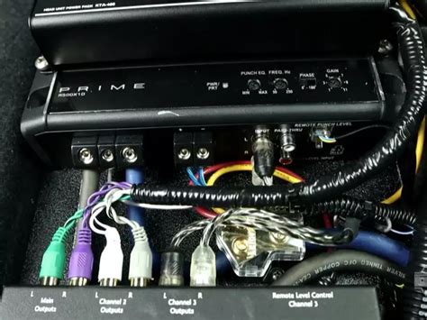 How To Install Amplifier Wiring Kit Car Triton