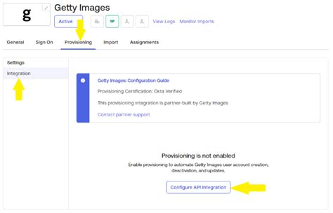 Okta Scim Configuration Guide Getty Images Api
