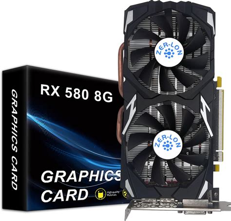 Radeon Rx 580 8gb Graphics Card Gddr5 1289mhz 2048sp 256bit Hdmi Dp Dvi Output