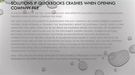 Ppt Quickbooks Crashes When Opening Company File Verify Solutions Powerpoint Presentation Id