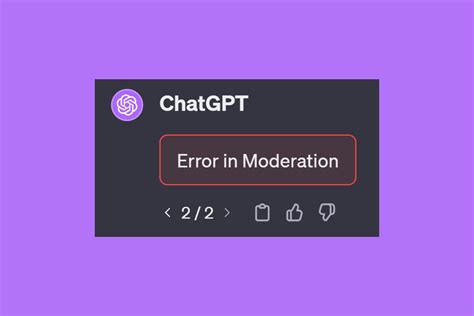Solved Error In Moderation On Chatgpt