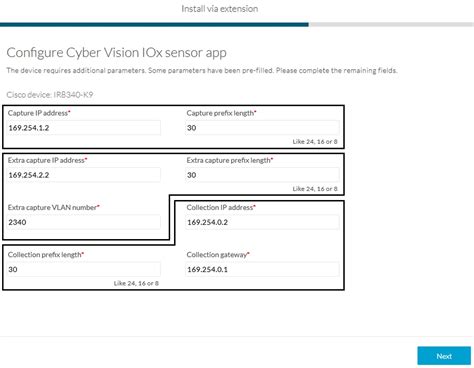 Cisco Cyber Vision Network Sensor Installation Guide For Cisco Ir8340 Release 4 3 0 Procedure