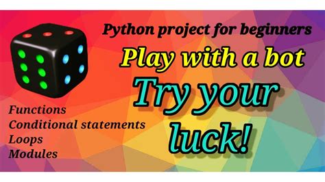 Dice Game In Python Python Project For Beginners Python Tutorials Youtube