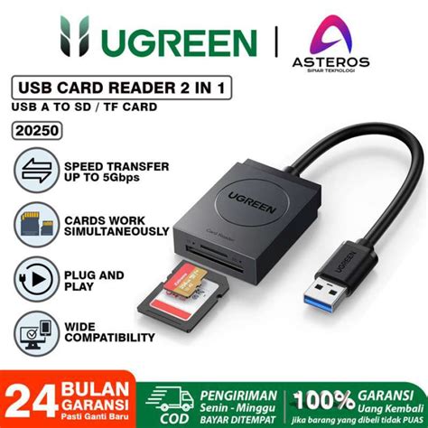 Jual Card Reader 4 In 1 Sd Tf Ms Cf Usb 3 0 Usb Type C Ugreen All In One 30333 Di Seller