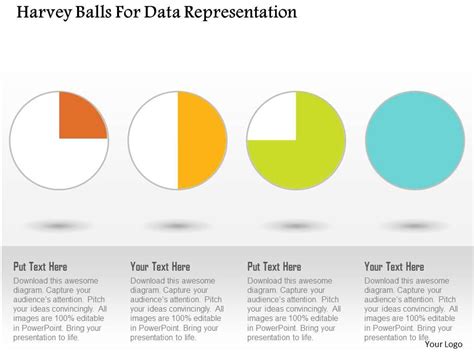 Harvey Balls For Data Representation Flat Powerpoint Design Powerpoint Presentation Images