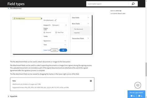 File Attachment Field Type Under More Fields M Adobe Community 11152397