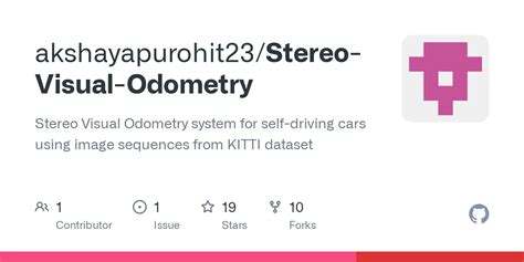 Github Akshayapurohit23stereo Visual Odometry Stereo Visual