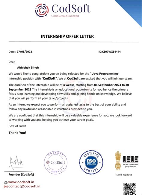 Codsoft Codsoftinternship Internship Abhishek Singh
