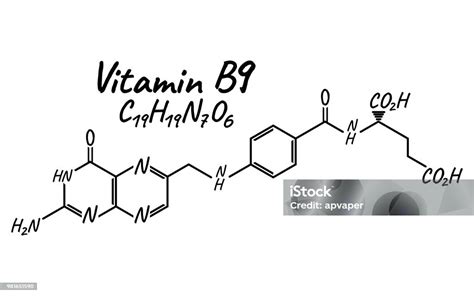 비타민 B9 라벨 및 아이콘 화학 공식 그리고 구조 로고입니다 벡터 일러스트 레이 션 0명에 대한 스톡 벡터 아트 및 기타 이미지 0명 건강관리와 의술 건강한 생활