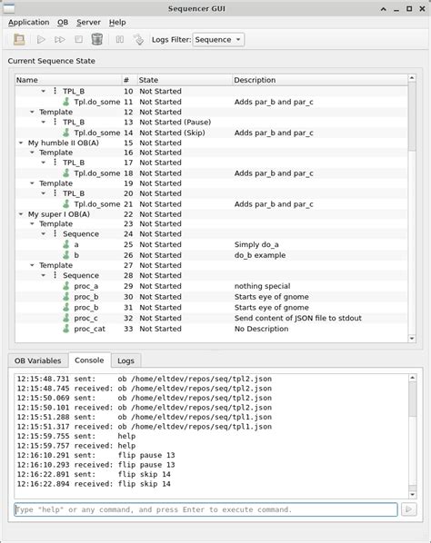 Sequencer GUI Sequencer Manual Pre Documentation