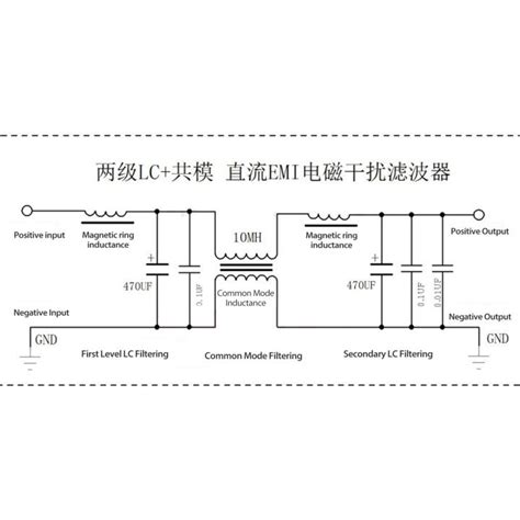 Dc Power Supply Emi Filter 50v Emi Filter 20a Dc Output Noise Suppressor For Car Lazada Ph