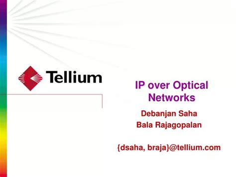 Ppt Ip Over Optical Networks Powerpoint Presentation Free Download Id 5658053