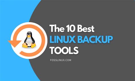The 10 Best Linux Backup Tools