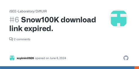 Snow100k Download Link Expired · Issue 6 · Isee Laboratorydiffuir · Github