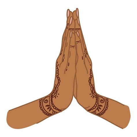 Namaste Hands Vector Art Icons And Graphics For Free Download