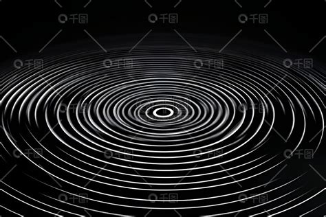 3d设计ai数字艺术 3d渲染抽象风格黑白灰同心圆波纹动态扩散插画 Ai图片免费下载 Png格式 4032像素 编号72008073 千图网