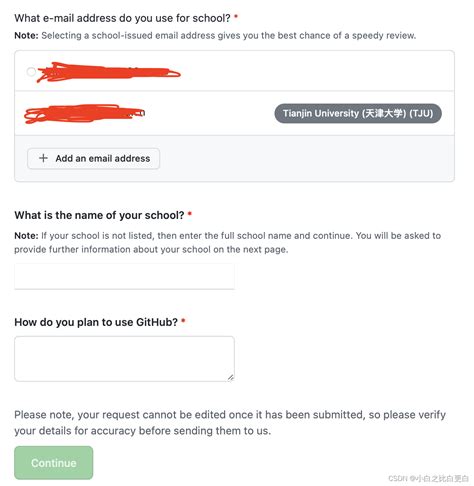 Github学生认证，可以愉快的使用copilot了github Copilot学生认证 Csdn博客