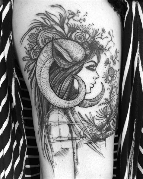 Virgo And Aries Tattoo
