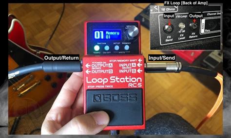 How To Connect The Boss Loop Station SIMPLE Traveling Guitarist