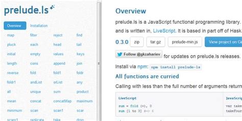 Preludels Is A Javascript Functional Programming Library It Is The