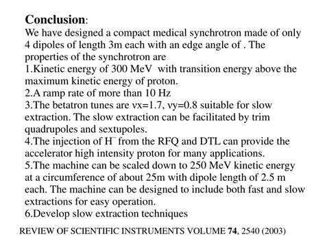 Ppt Introduction Cyclotron Vs Synchrotron Design Issues Beam Delivery Issues Conclusion
