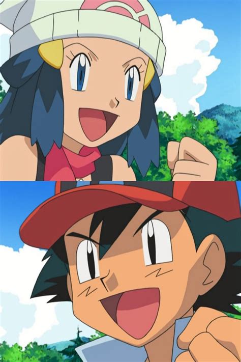 Ash And Dawn Personajes De Anime Anime Personajes