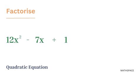 Factorise Quadratic Equation Part 2 Mathematics Cbse Class 9 Example Simple Steps