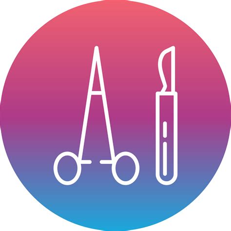Surgeon Tools Vector Icon 17449752 Vector Art At Vecteezy