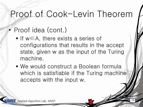 Ppt Cook Levin Theorem Proof And Illustration Powerpoint Presentation Id3993435