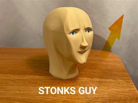 Stonks Guy Meme Guy Mr Succ Statue By Fifindr Makerworld
