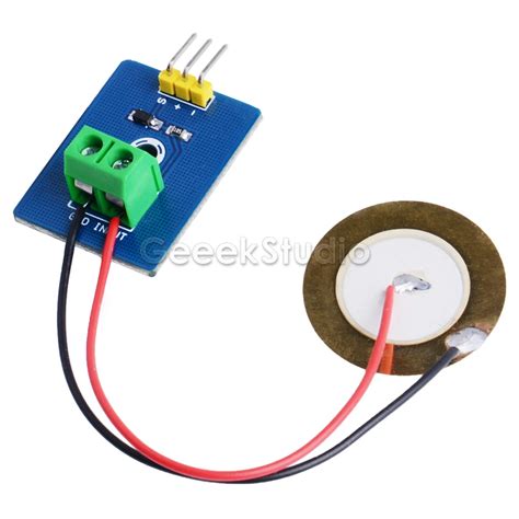 Raspberry Pi Vibration Sensor Module Ceramic Piezo Analog Signal For