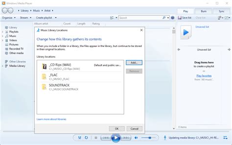 How To Share Windows Media Player Library Over Network On Windows 10