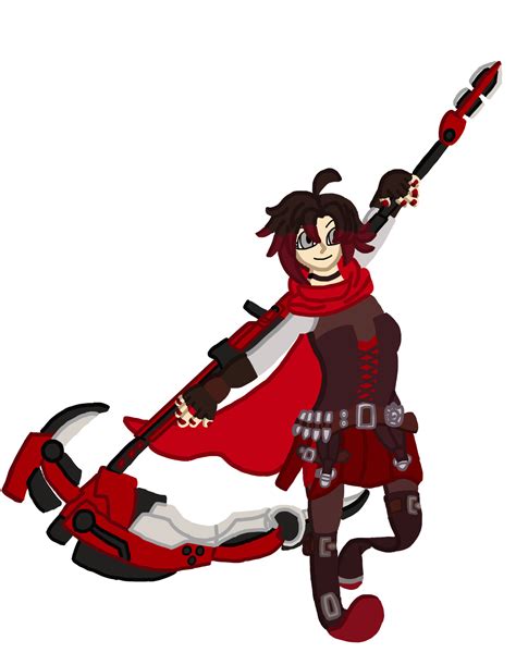 Ruby Rose And Crescent Rose Flattened By Scizorblade225 On Deviantart
