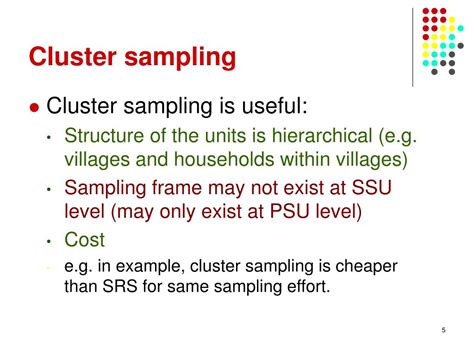 Ppt Cluster Sampling Powerpoint Presentation Free Download Id 3357573
