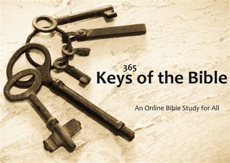 Join Our Keys Of The Bible Study Parenting To Impress