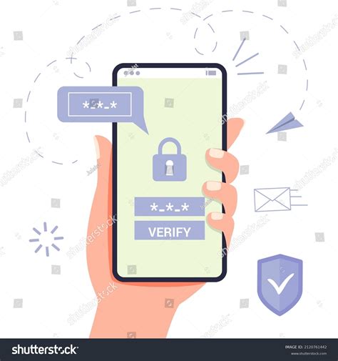 Otp One Time Password Secure Transaction On Stock Vector Royalty Free Shutterstock