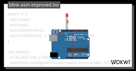 blink asm o copy wokwi esp32 stm32 arduino simulator