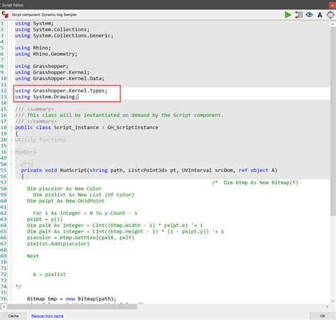 The Grasshopper C Editor Only Main Assemblies Are Loaded Page 2