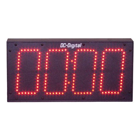 DC T DN UP STATIC Inch LED RS Controlled Digital Countdown Timer Count Up Timer