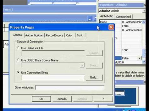 VB6 ADO Database Connection YouTube