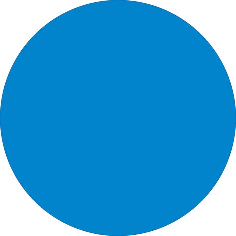 12 Light Blue Inventory Circle Labels 500roll