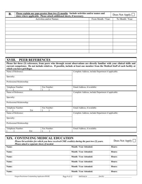 Credentialing Application Form ≡ Fill Out Printable Pdf Forms Online