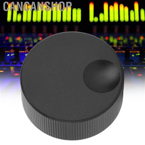 Cancanshop YWBL WH VOLUME CONTROL KNOB สดำนำคางแขงอลมเนยมแขงสำหรบโพเทนชออมเตอรขนาด