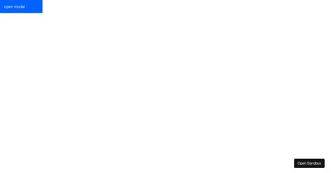 React Carbon Modal Codesandbox