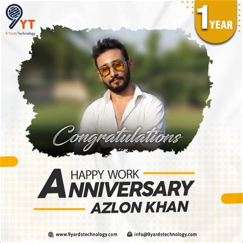 9yards Technology On Linkedin Workanniversary Congratulations Technology Work Team Growth…