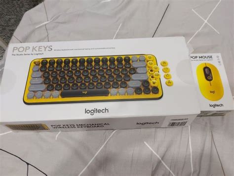 Logitech Wireless Keyboard And Mouse Pop Keys Computers And Tech Parts