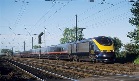 A Gner Class 373 Eurostar At Copmanthorpe Nr York Headed South For