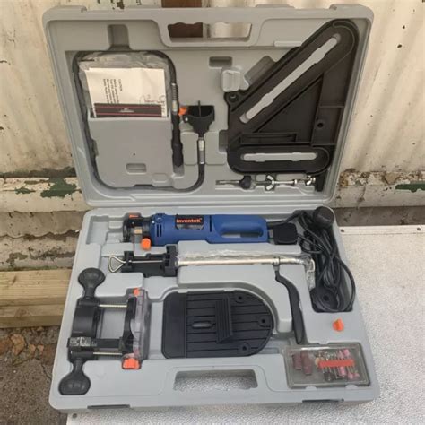 Inventek Spiral Saw Kit Hard Plastic Outer Carry Case Vgc £29 99