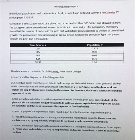 Solved Writing Assignment 4 The Following Application And